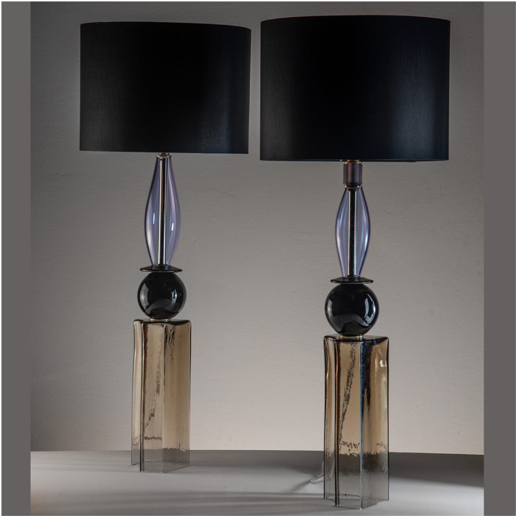 Lamp sculpture | Palladio Collection | Black Lagoon by Silvia Finiels ...